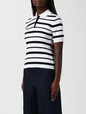 Max Mara Cotton Knit Polo Shirt - White 1