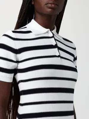 Max Mara Cotton Knit Polo Shirt - White 1