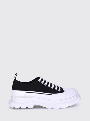 Alexander McQueen Tread Slick Cotton Canvas Sneakers - Black