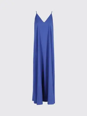 GIANLUCA CAPANNOLO V-neck Crêpe Midi Slip Dress