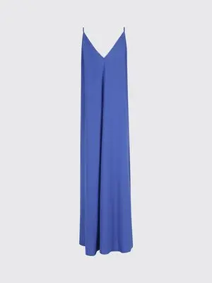 GIANLUCA CAPANNOLO V-neck Crêpe Midi Slip Dress