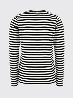Michael Kors Striped Cotton T-shirt With Logo