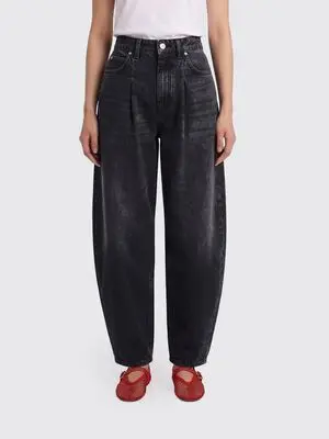 Jacquemus Baggy Cotton Denim Jeans - Black