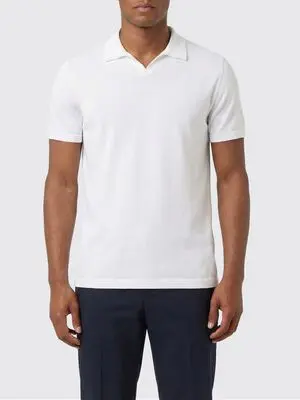DONDUP Cotton Knit Polo Shirt - White