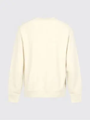 Carhartt Work In Progress Cotton Blend Crewneck Sweatshirt With Embroidered Logo - Beige