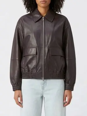 Studio Nicholson Leather Bomber Jacket