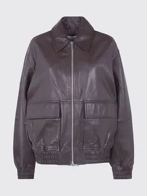 Studio Nicholson Leather Bomber Jacket