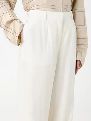 TOTEME Tailored Wide-leg Trousers - Beige