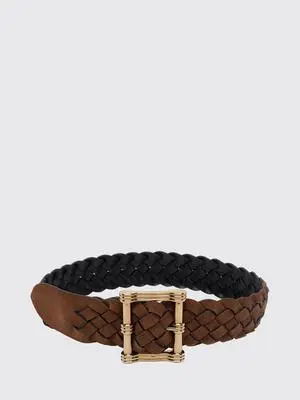 Etro Braided Suede Calf Leather Belt - Brown