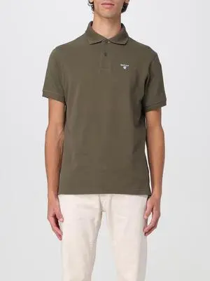 Barbour Cotton Polo Shirt With Logo Olive
