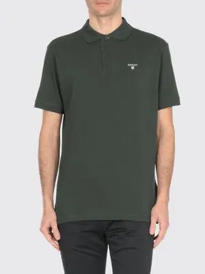 Barbour Cotton Polo Shirt With Logo Water