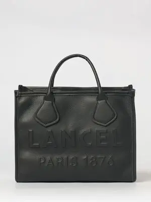 LANCEL Embellished Leather Tote Bag - Black