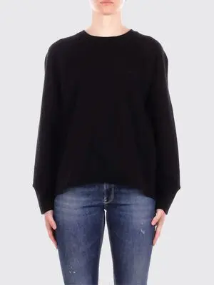 DONDUP Cotton Crew Neck Sweatshirt - Black