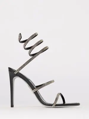 Rene Caovilla Heeled Sandals Colour - Black
