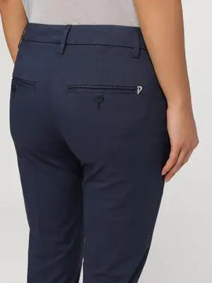 DONDUP Tailored Trousers - Gnawed Blue