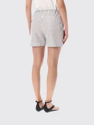 LOU LOU STUDIO Striped Cotton Casual Shorts
