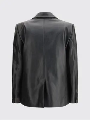 Balenciaga Leather Single-breasted Blazer