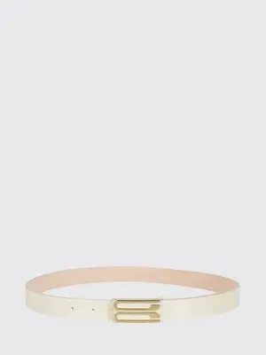 Victoria Beckham Leather Belt - Ivory