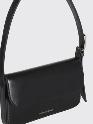 Victoria Beckham Dorian Leather Shoulder Bag - Black