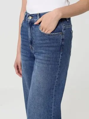 7 For All Mankind Straight Leg Cotton Denim Jeans
