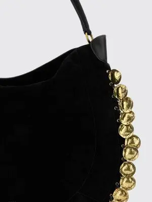 Isabel Marant Étoile Oskan Suede Bag With Metallic Appliqués
