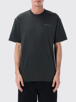 Obey Printed Cotton T-shirt - Black