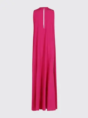 GIANLUCA CAPANNOLO Pure Silk Off-the-shoulder Midi Tunic