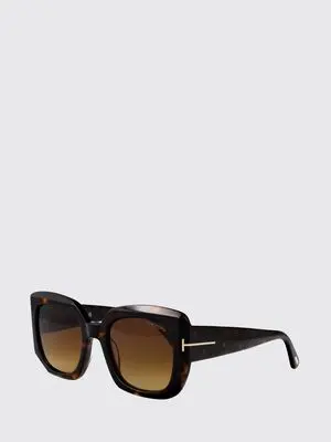 TOM FORD Tortoiseshell Square Frame Sunglasses - Brown
