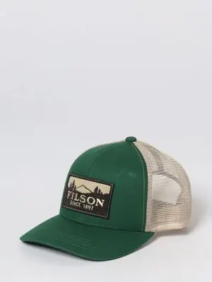 Filson Cotton Mesh Baseball Cap With Logo - Brown