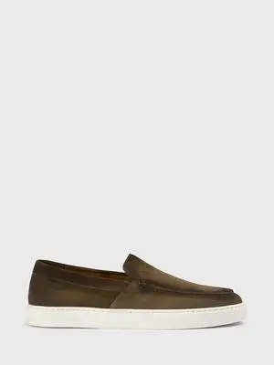DOUCAL'S Suede Loafers - Cocoa