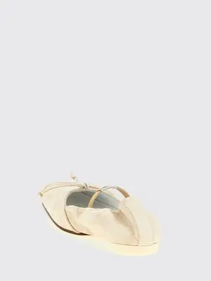 MAISON MARGIELA Laminated Leather Ballerina - Beige