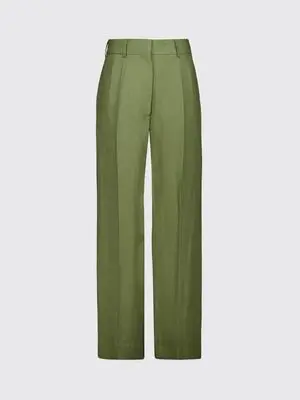 BLAZÉ MILANO Straight Leg Linen Trousers