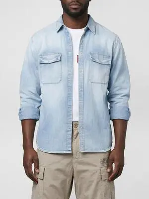 Dsquared2 Cotton Denim Shirt - Navy