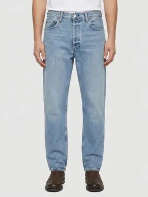 AGOLDE Cotton Denim Straight Jeans - Blue