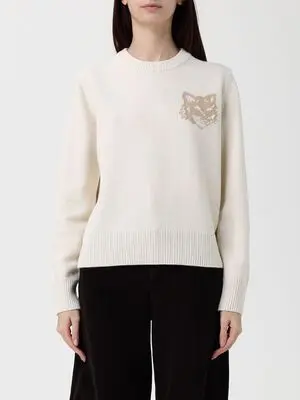 Maison Kitsuné Jumper Colour - Ecru