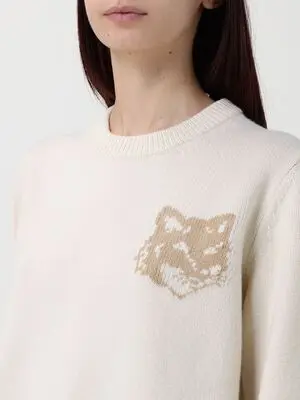 Maison Kitsuné Jumper Colour - Ecru