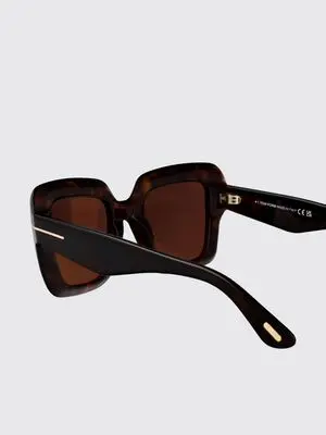 TOM FORD Tortoiseshell Square Frame Sunglasses