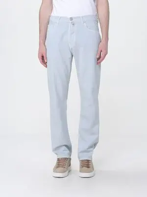 Jacob Cohen Slim Fit Denim Jeans Gnawed Blue