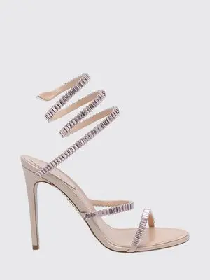 Rene Caovilla Heeled Sandals Colour - Nude
