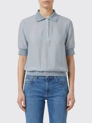 Jacob Cohen Knitted Polo Shirt - Gnawed Blue