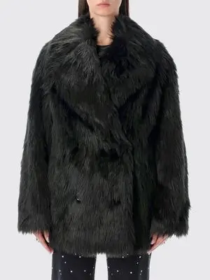 STAND STUDIO Fur Coat Colour - Black