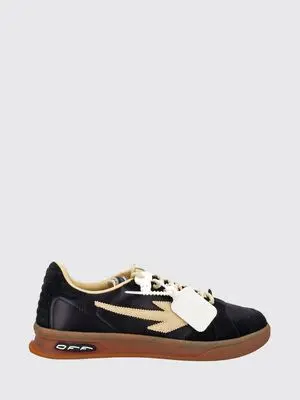 Off-White End Of Play Suede And Nylon Sneakers - Black