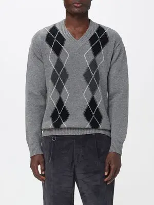PAOLO PECORA Argyle V-neck Jumper