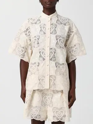 Zimmermann Cotton Blend Shirt - Cream