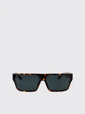 Linda Farrow Rectangular Frame Sunglasses With Gold Tone Detail