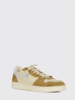 Axel Arigato Low Top Leather And Suede Sneakers With Side Embroidery