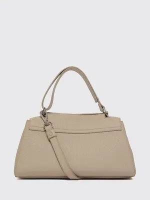 Orciani Hammered Leather Sveva Longuette Bag - Beige