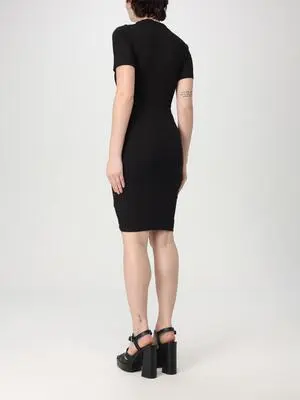 Versace Dress With Embellished Logo