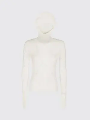 ANDREĀDAMO Cotton Balaclava Top - Ivory