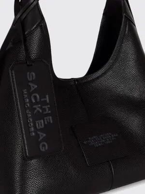 Marc Jacobs The Sack Large Leather Shoulder Bag With Adjustable Handle And Charm
